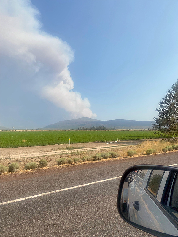 Antelope Fire at Antelope Creek Ranch